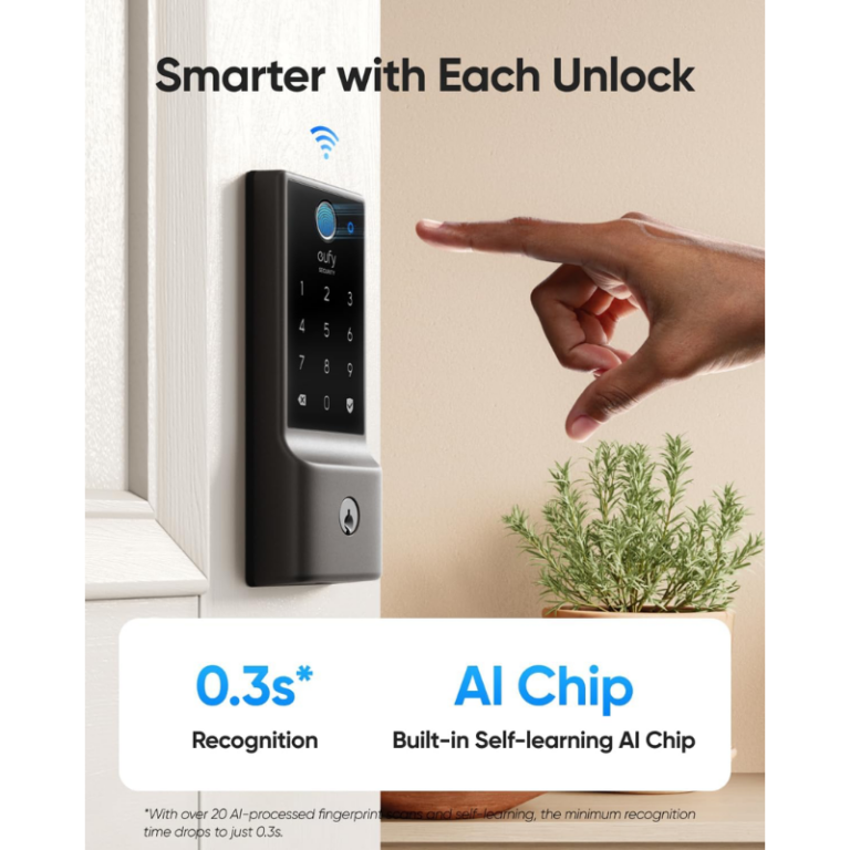 eufy Security Smart Lock C220, Fingerprint Keyless Entry Door Lock ...
